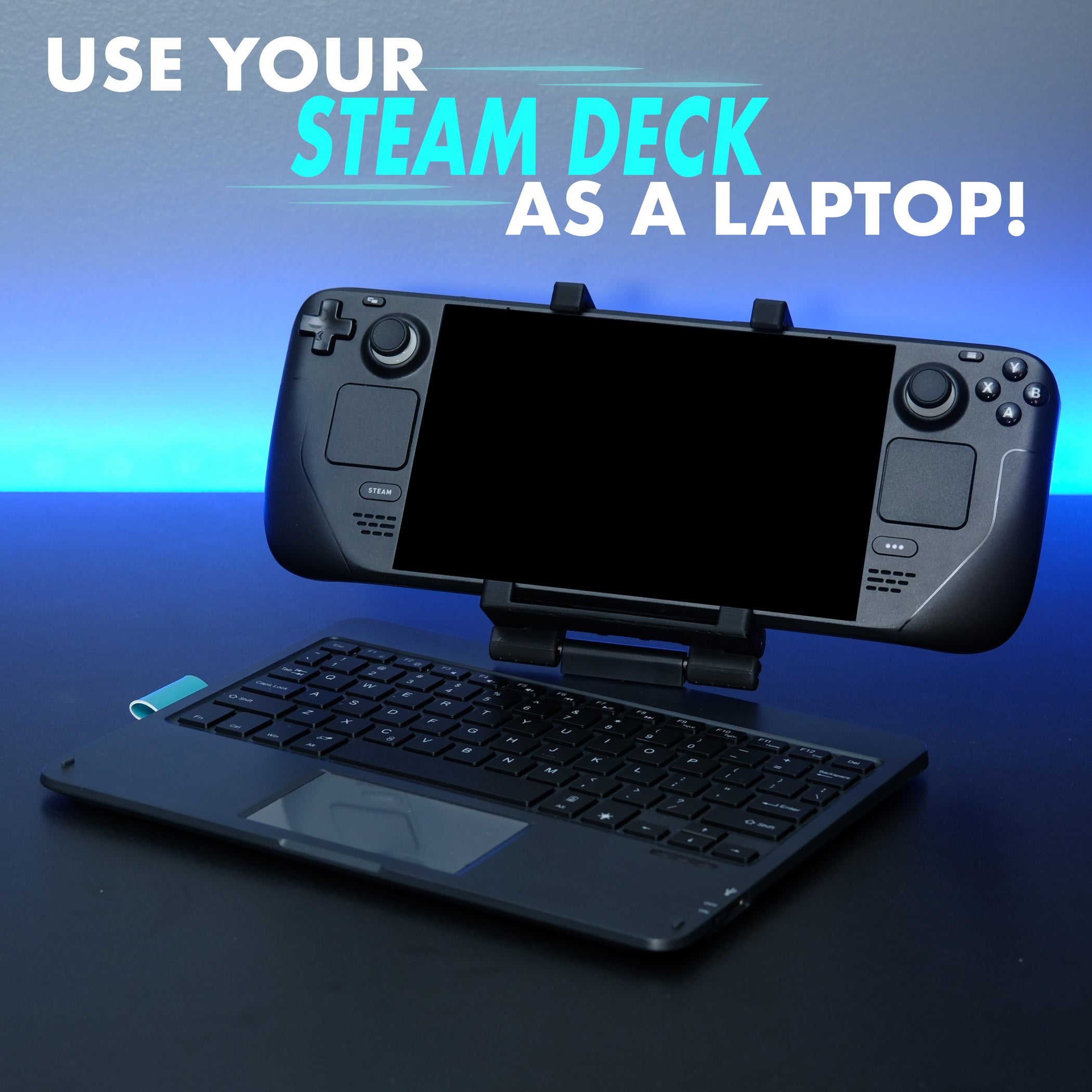 DeckTop - Steam Deck Keyboard Accessory — Invensic