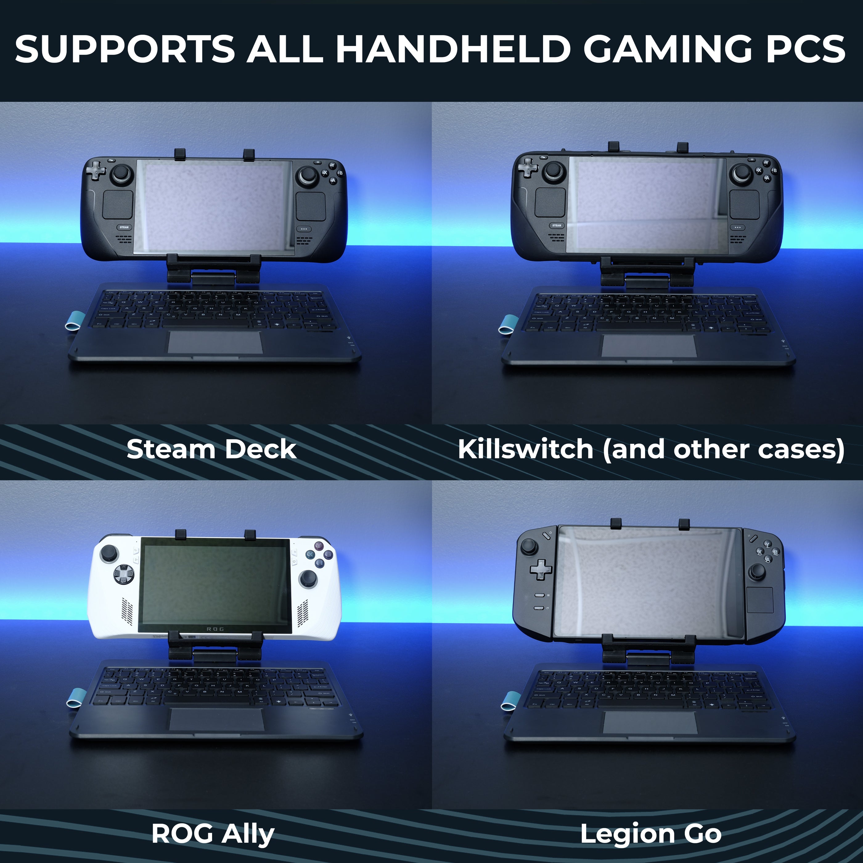DeckTop - Steam Deck Keyboard Accessory — Invensic