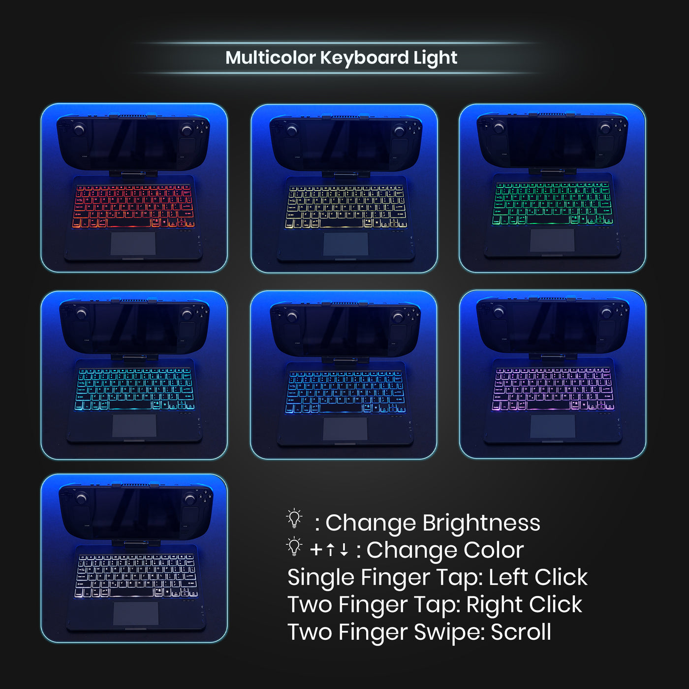 DeckTop - Steam Deck Keyboard Accessory — Invensic