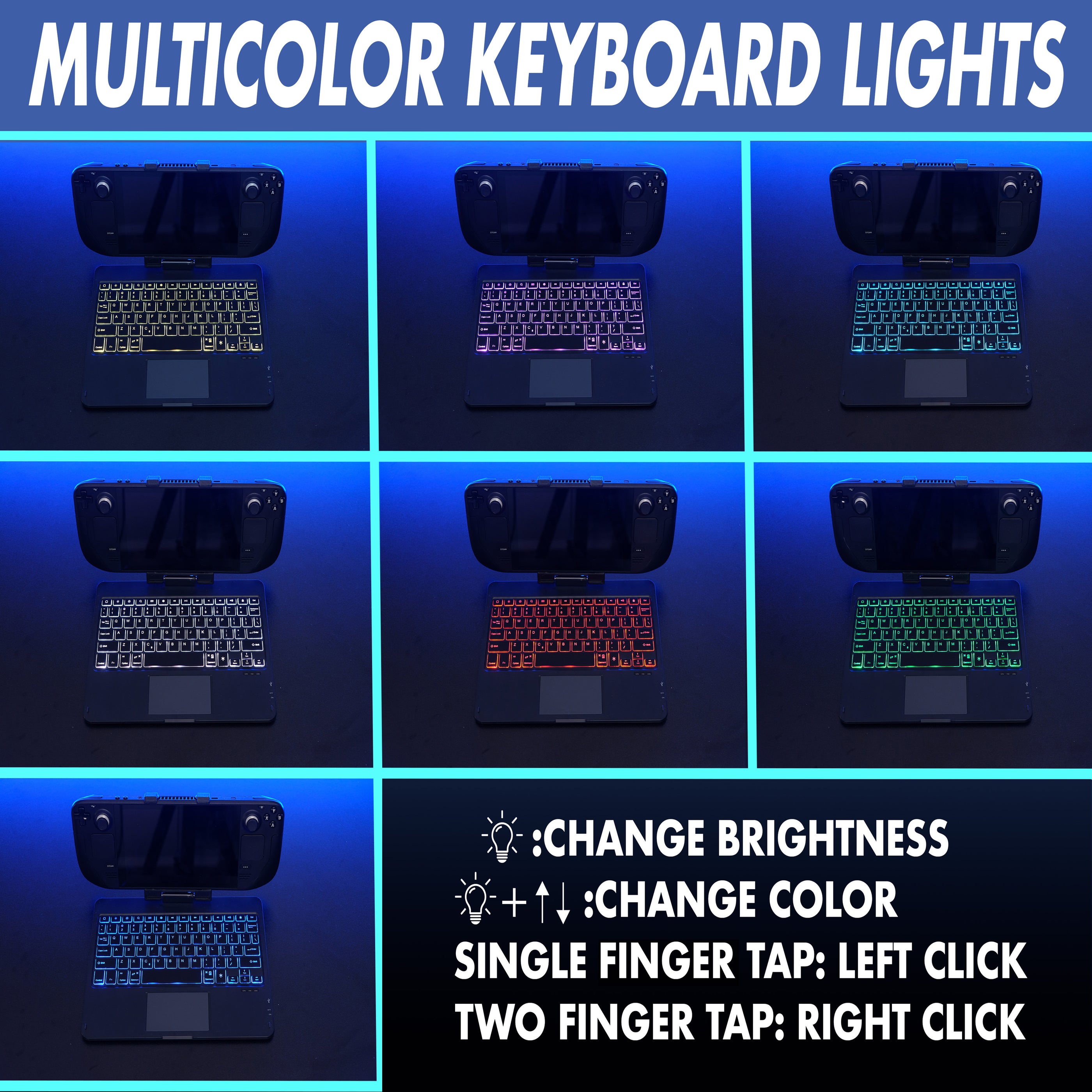 DeckTop - Steam Deck Keyboard Accessory — Invensic